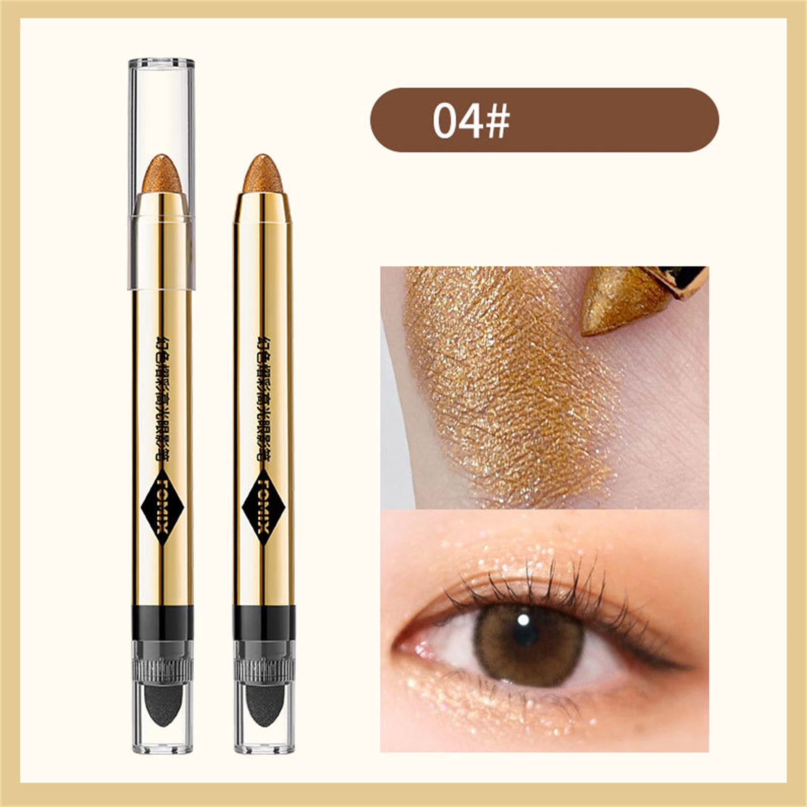 Eyeshadow Stick, Cream Shimmer Eyeshadow Pencil, Long Lasting Nude ...
