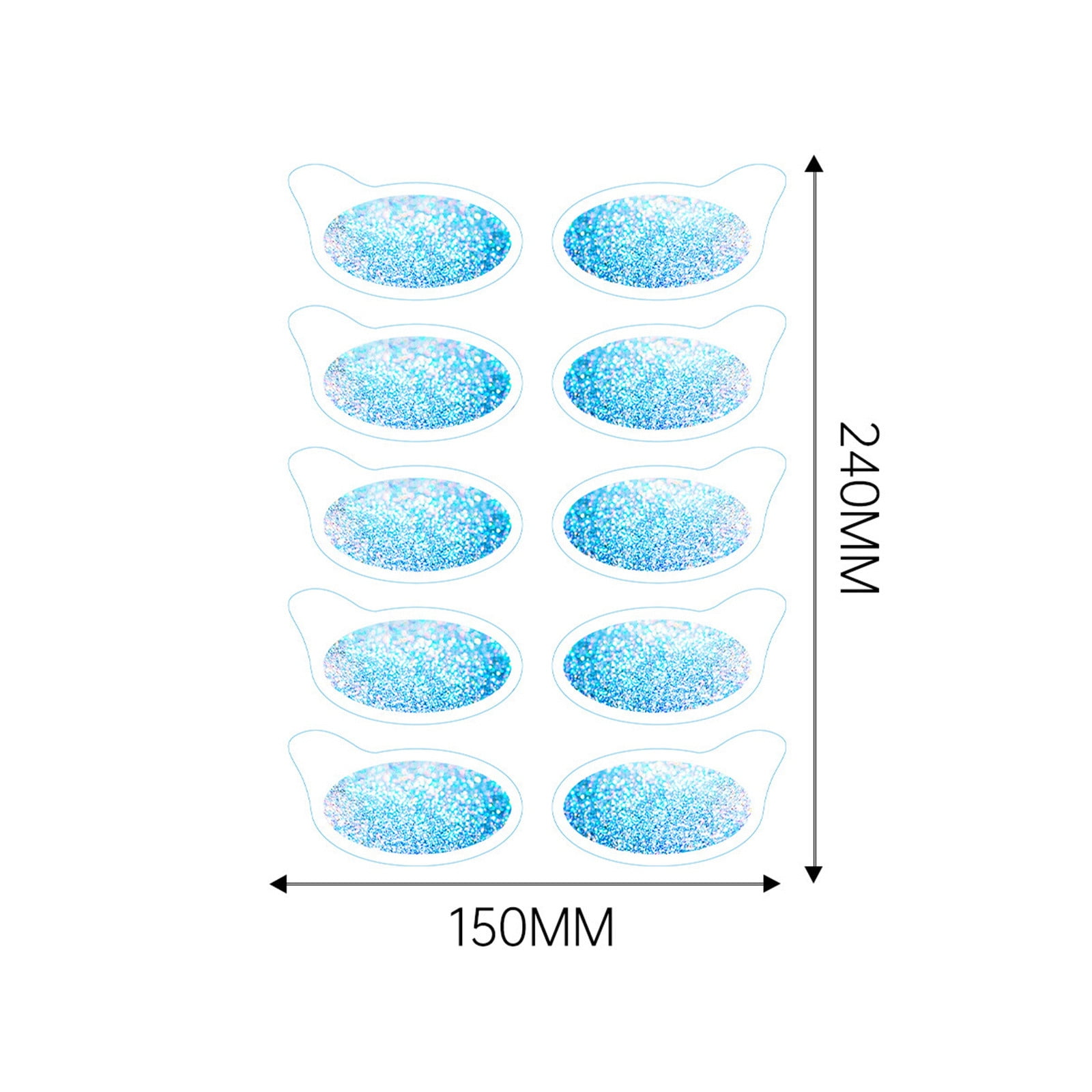 Eyeshadow Stickers Stage Party Eye Makeup Waterproof And Sweat-proof ...