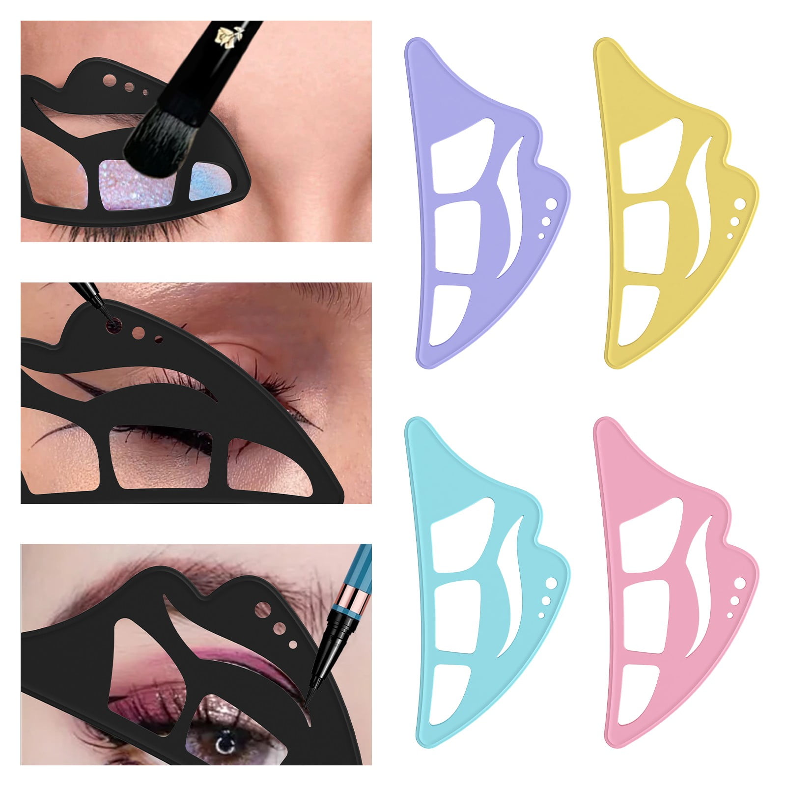 Eyeshadow Tool, Eyeshadow Guide, Makeup Tool for Eyeshadow, 2025 New Reusable with a Variety of ...