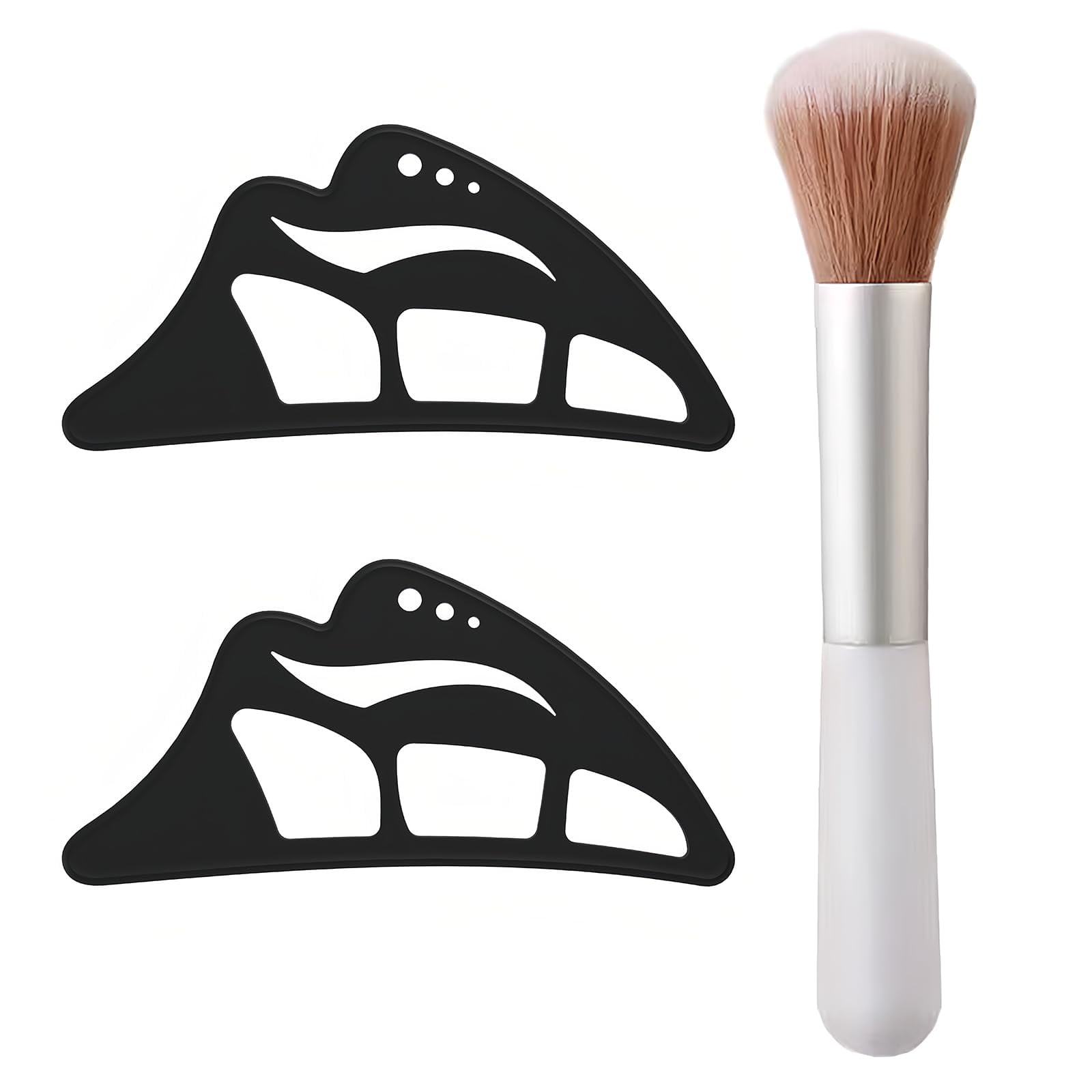 Eyetour Eyeshadow Stencil Kit WHF2 (2-Piece Set) - Professional Eye Makeup Template for ...