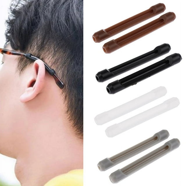 Eyewear Anti Slip Silicone Ear Hook Temple Tip Holder Eye Glasses ...