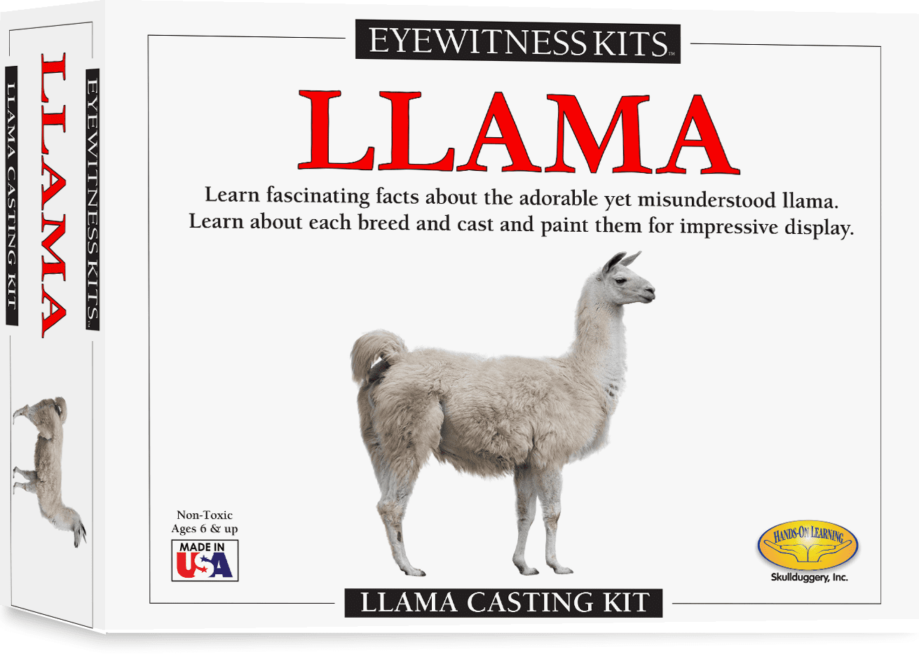Eyewitness Kits Perfect Cast Llama Cast, Paint, Display and Learn Craft ...
