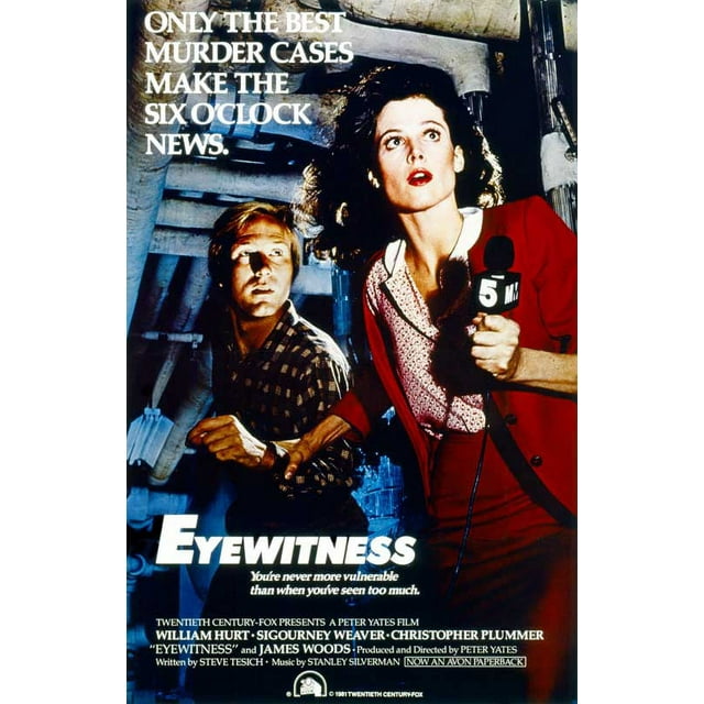 Eyewitness - movie POSTER (Style A) (27" x 40") (1981) - Walmart.com