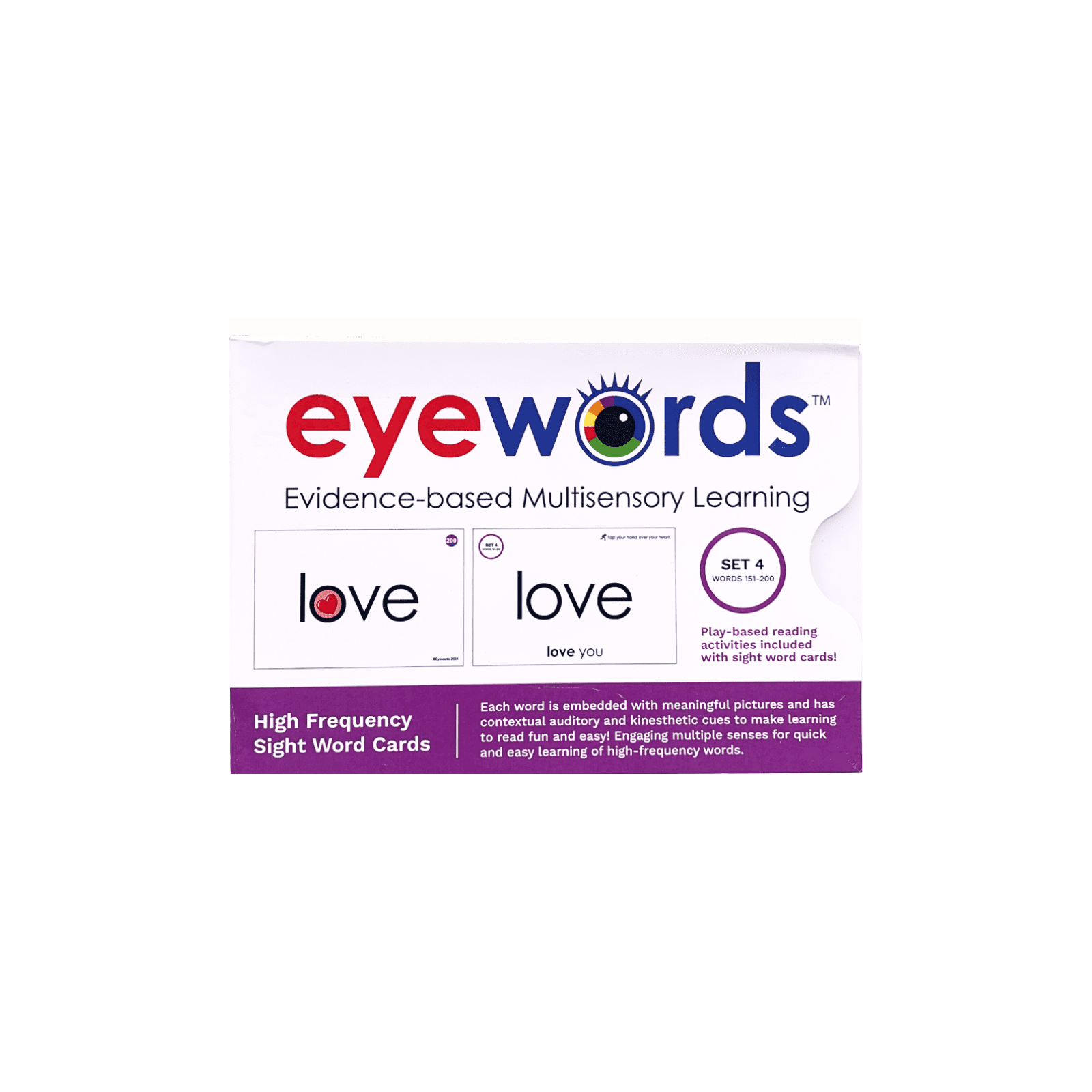 Eyewords - Multisensory Sight Word Phonics Flash Cards - Kinesthetic ...