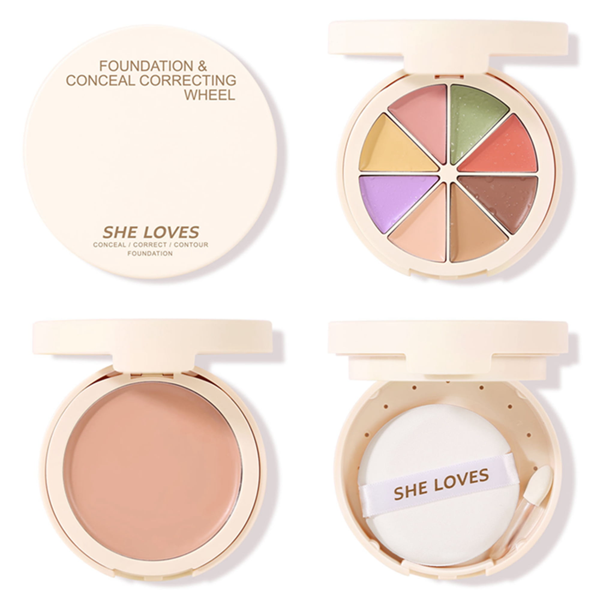 Eyicmarn Color Correcting Concealer, Foundation Palette Corrector ...