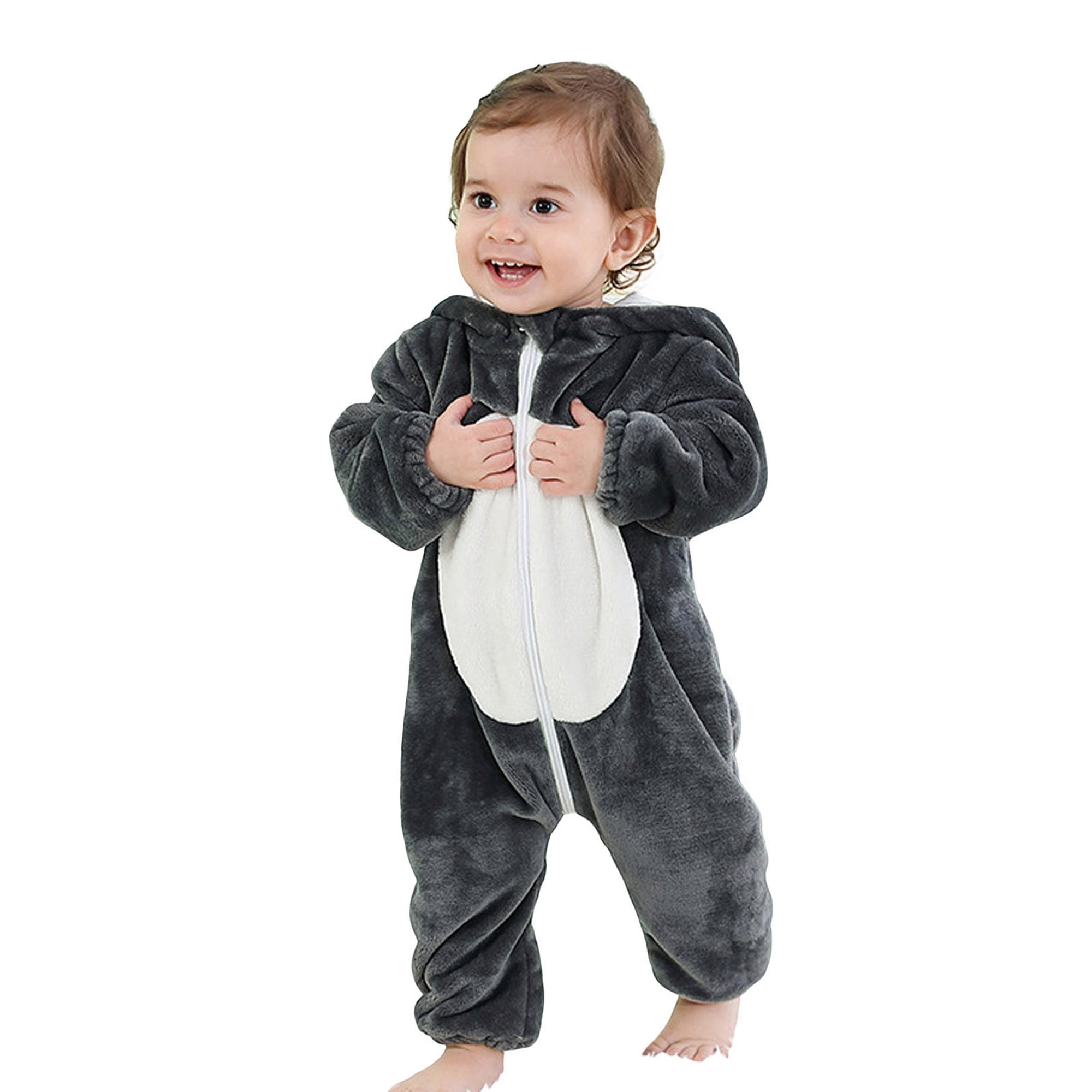 Eyicmarn Stay Cozy in Winter with Baby Animal Costume Lion Cat Squirrel ...