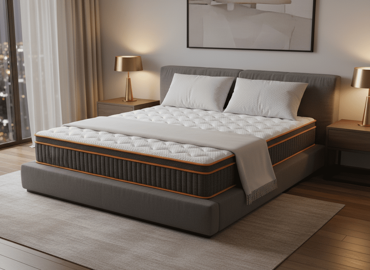 Eyisean 12 Inch Mixed Full Mattress with Memory Foam & Pocket Springs ...