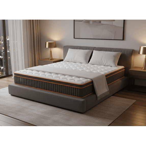 Eyisean 12 Inch Mixed Full Mattress with Memory Foam & Pocket Springs ...