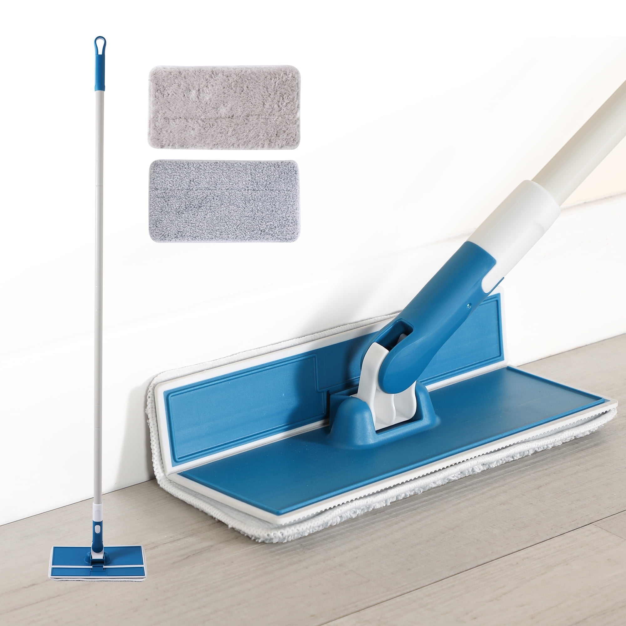 Eyliden Baseboard Cleaner Mop with Long Handle, Folding Sweeper Wet ...