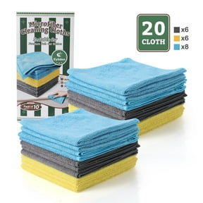 Arkwright Reusable Multipurpose Microfiber Cleaning Rags, 12 Pack ...