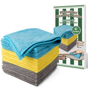 "MR.SIGA Reusable Microfiber Cleaning Rags, Ideal for Kitchen ...
