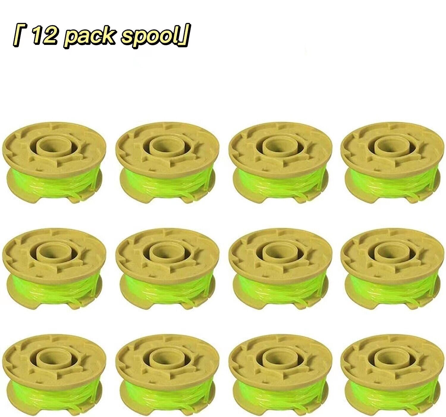 Eyoloty 0.080" 11ft Replacement Trimmer Spool Compatible Ryobi One Plus ...