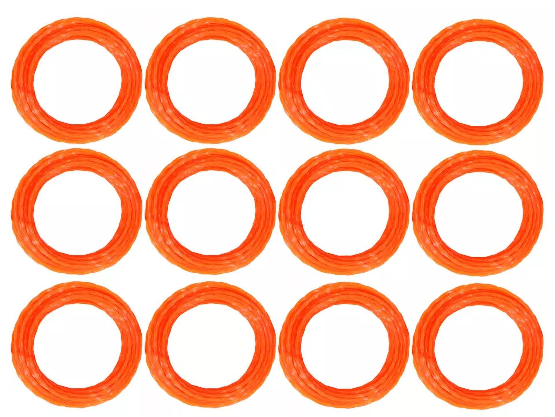 Eyoloty 12 pack Universal Pre-Cut Twisted Line, 0.095 in. x 183 ft ...