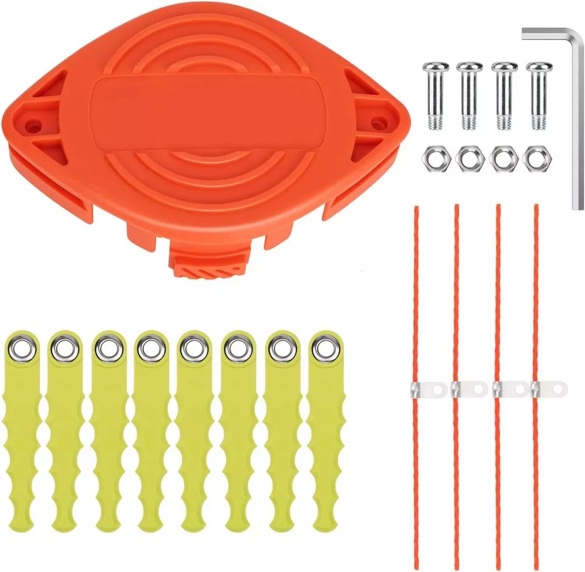 Eyoloty 18 pack AF-100 Trimmer Head Line for Black Decker GH600,GH610 ...
