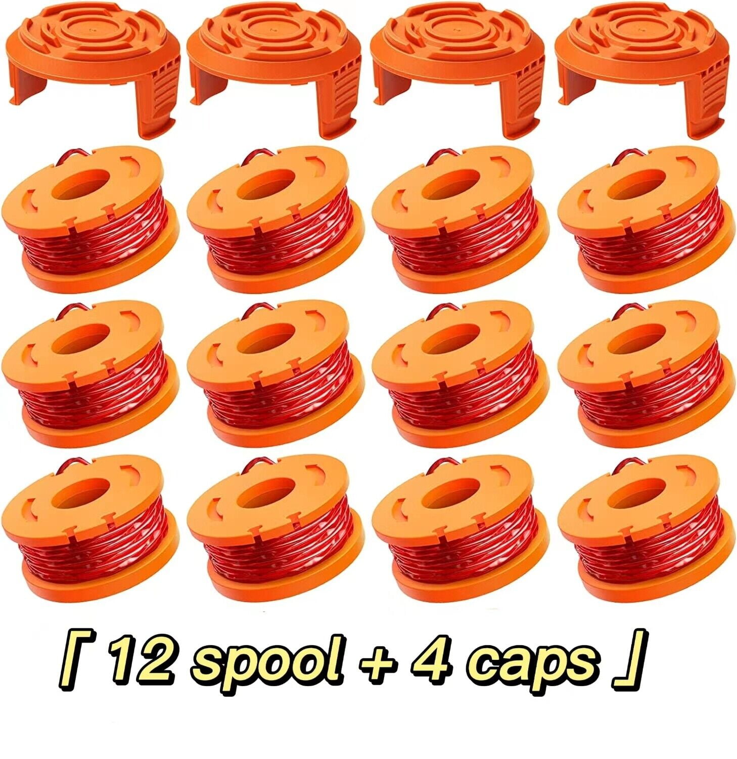 Eyoloty WA0010 Edger Spools Replacement for Worx WG180 WG163 Weed ...