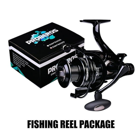 eYotto Metal Fishing Reel with Dual Brake, All Metal Double Cup Line ...