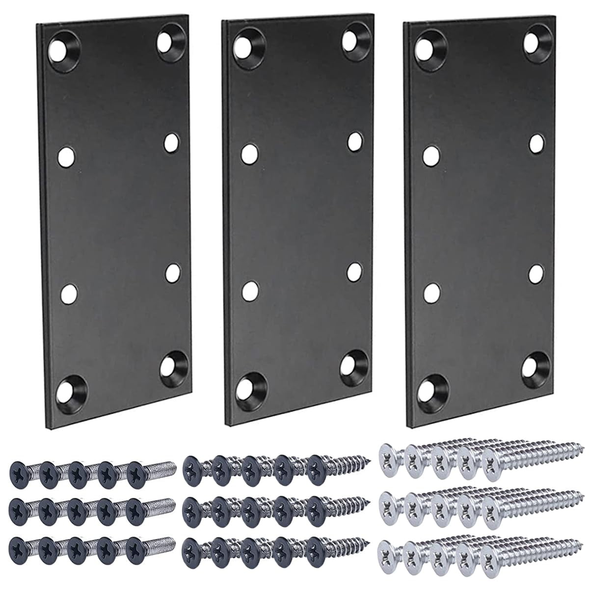 Eyourlife L-Shape Corner Bracket, Pre-Drilled Flat Top Connector for ...