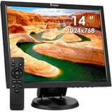 Eyoyo 14" LCD Monitor 1024x768 HDMI/VGA/AV/BNC Inputs Built-in Speakers ...