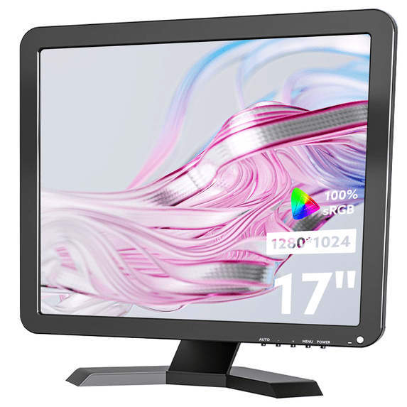 Eyoyo 17" TFT LCD Display CCTV Monitor 1280x1024 HDMI/VGA/AV/USB/BNC ...