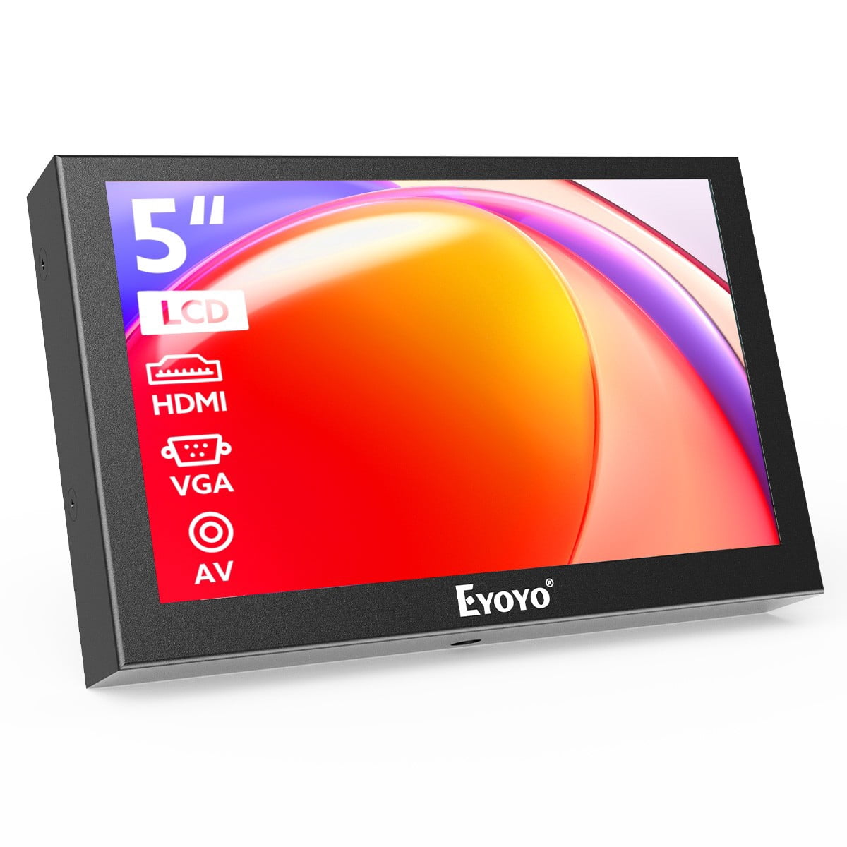Eyoyo 5 inch Monitor,Mini TFT LCD HDMI/VGA/AV Screen Small Camera Video ...