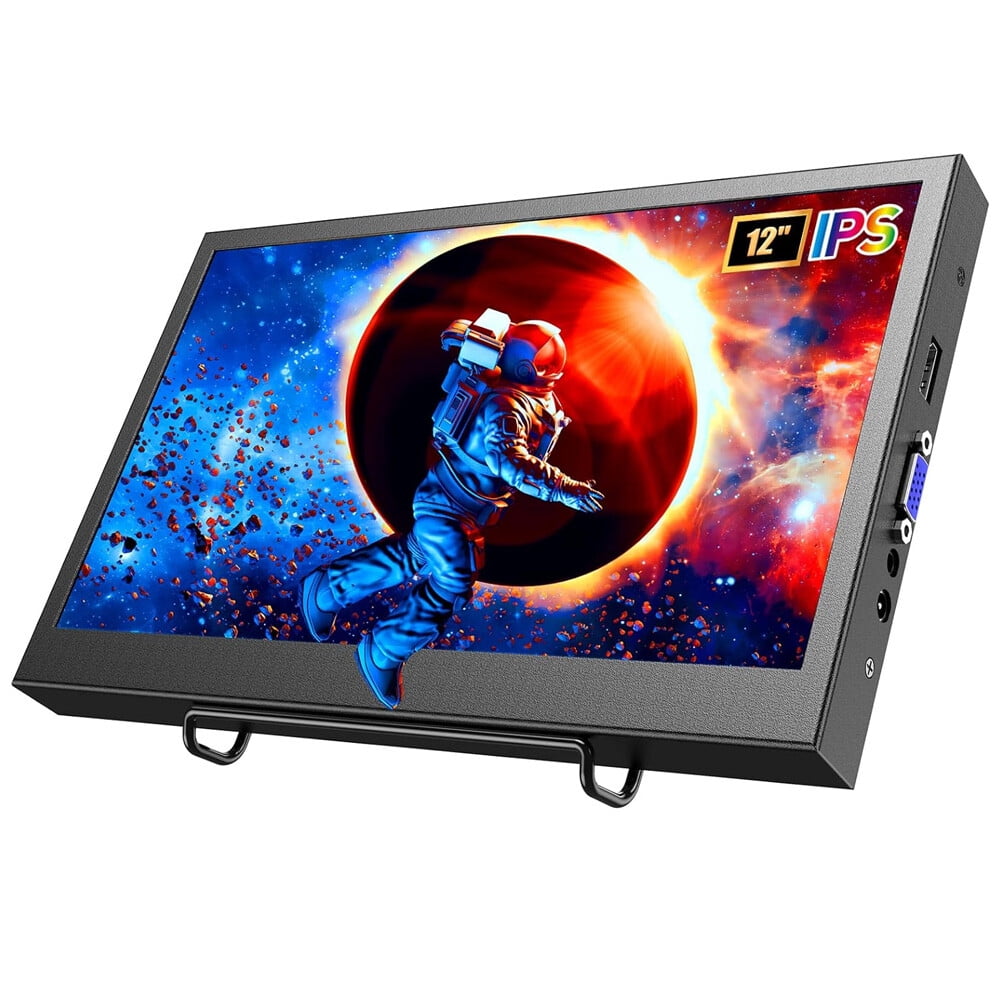 Eyoyo Small Monitor VGA HDMI 12 In Secondary Monitor 1366x768 For ...