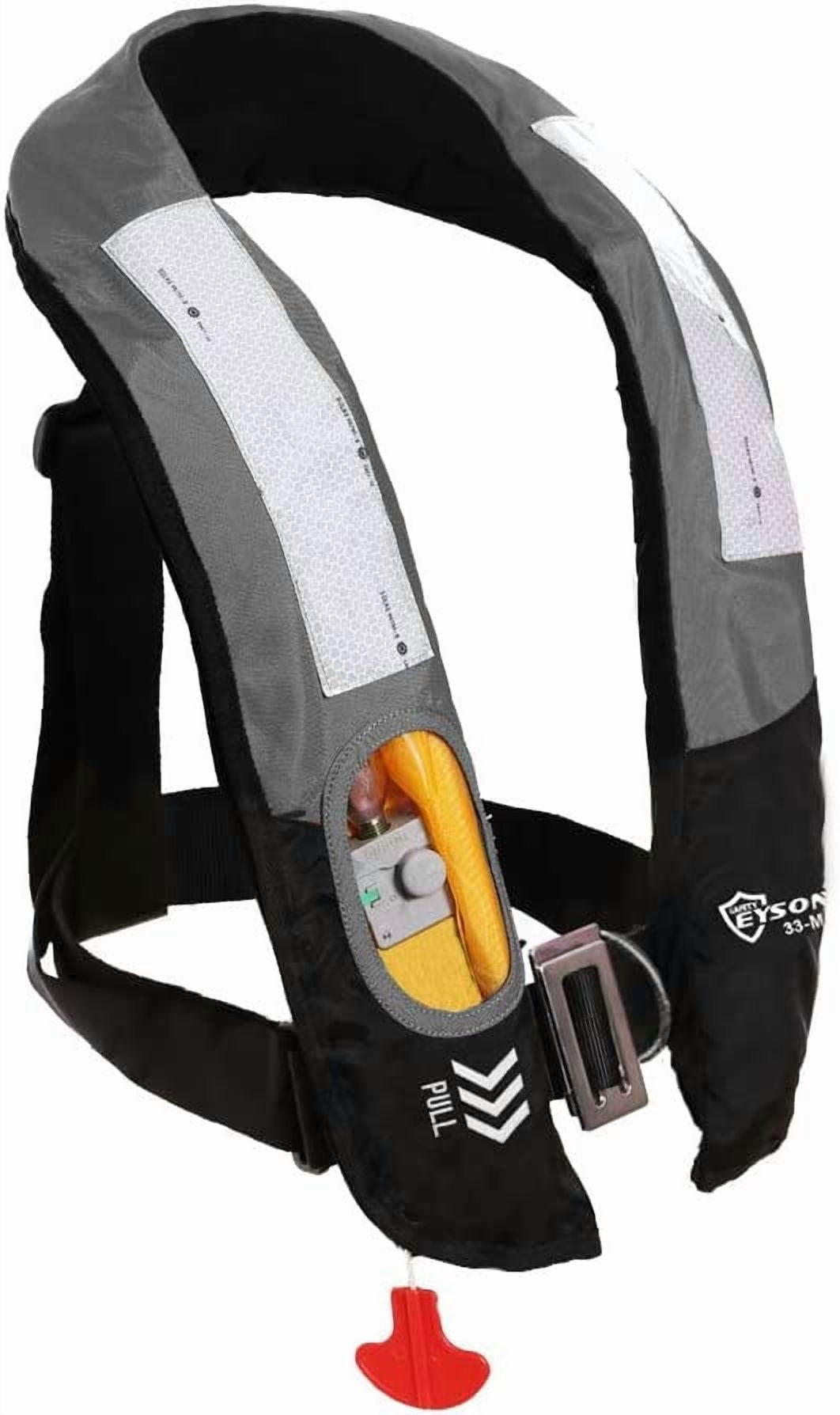 Eyson Inflatable Life Jacket Life Vest Highly Visible Manual - Walmart.com