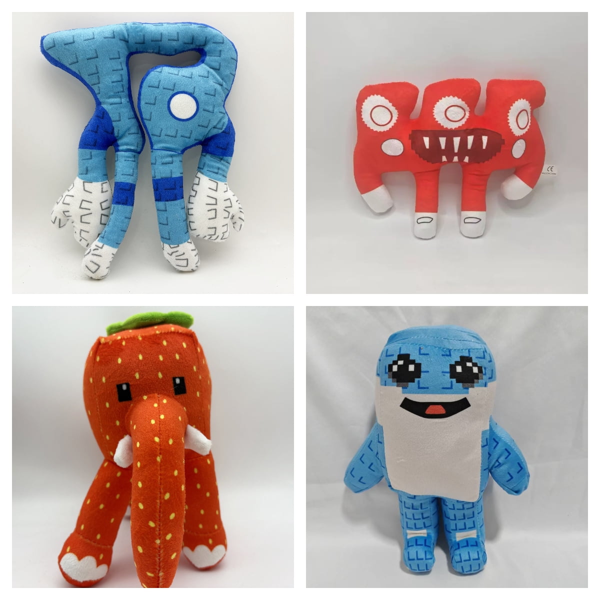 Eyucdvc 4 Pcs Steal a Brainrot Plushies,10" Game Character Stuffed ...