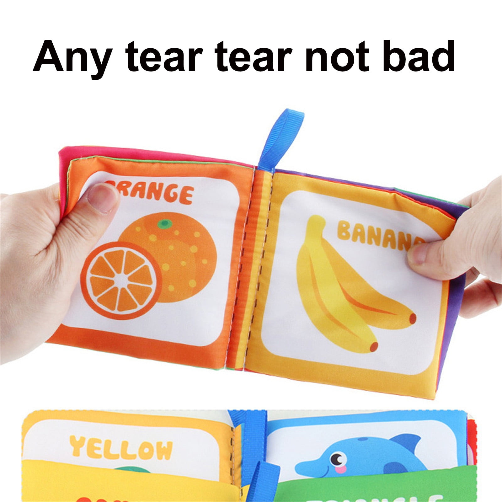 Eyucdvc Baby Bath Books, Fabric Soft Baby Cloth Books, Early Education ...