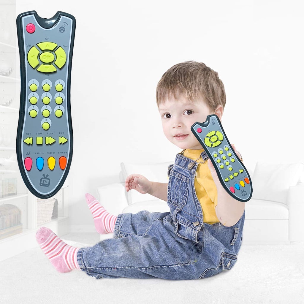 Christmas Gifts Toys Clearance Baby TV Remote Control Toy with Light ...