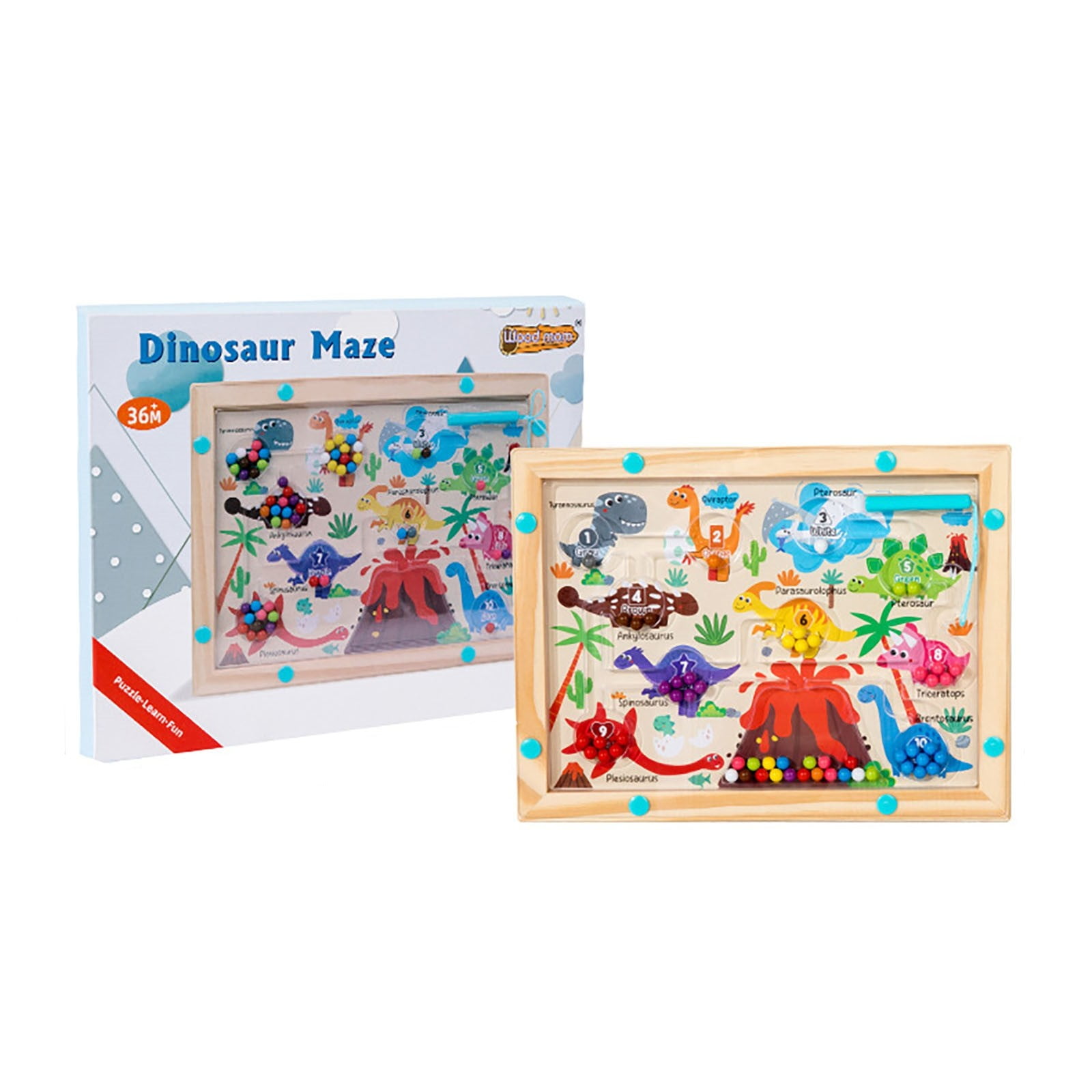 s Magnetic Pen Maze Classification Early Education Control Pen Rolling ...