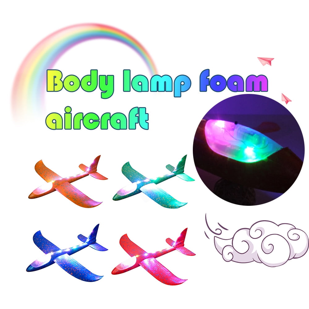 Toys Foam Airplanes for Kids Toddler 19" Foam Glider Stunt Airplane Toy ...