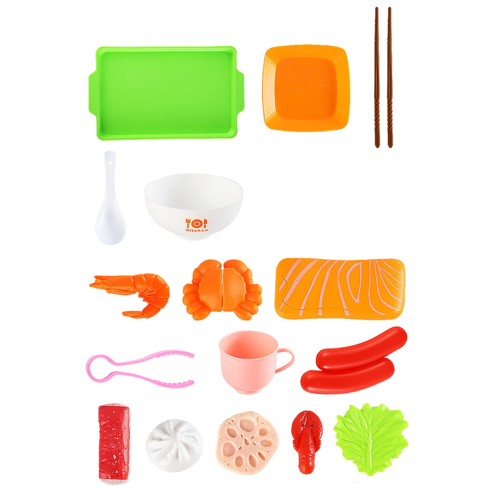 Easter Toys Play Food Toy Set for Kids Kitchen - 70Pcs Cutting & Color ...