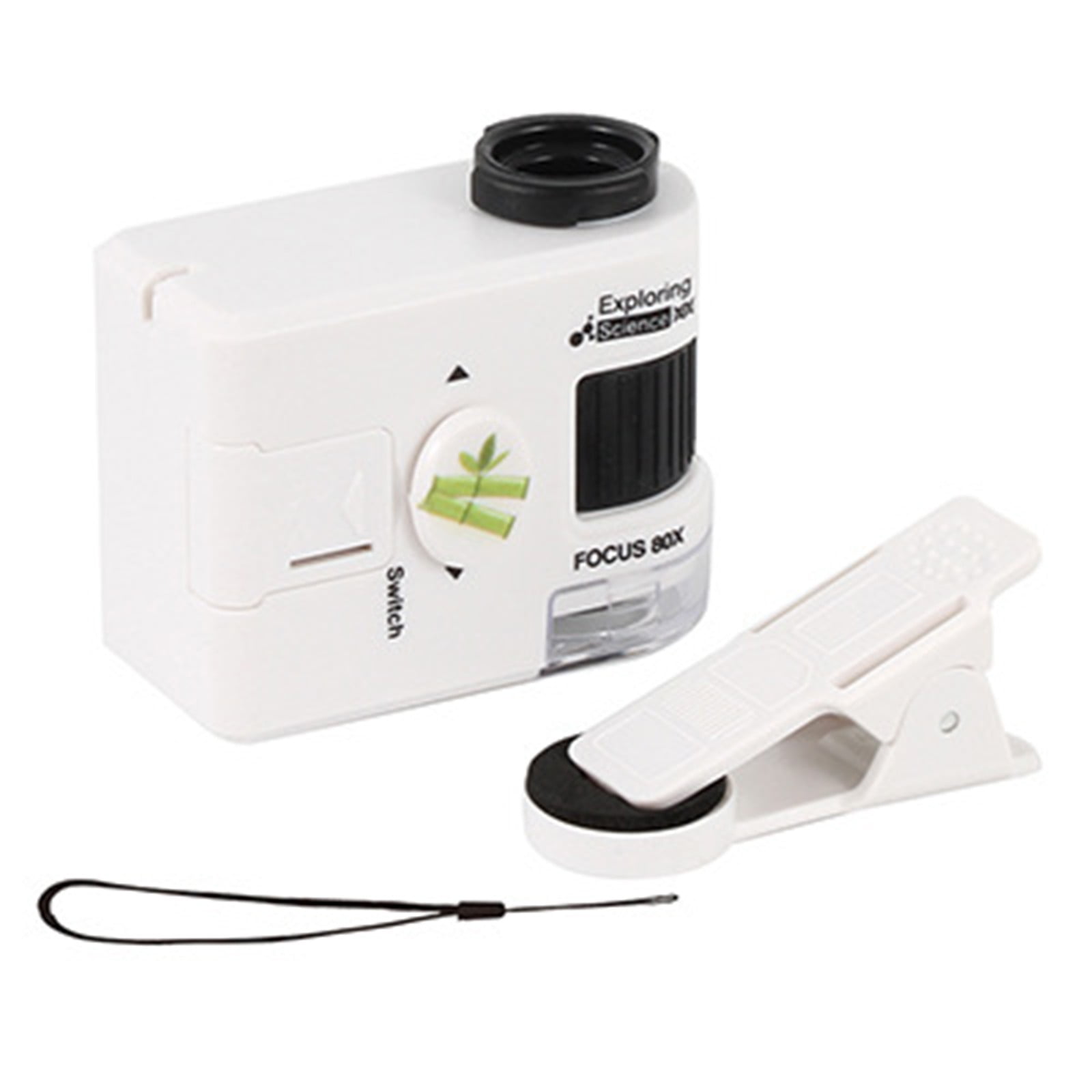 Eyucdvc Pocket Microscope for Kids - Mini Scope Lighted Portable ...