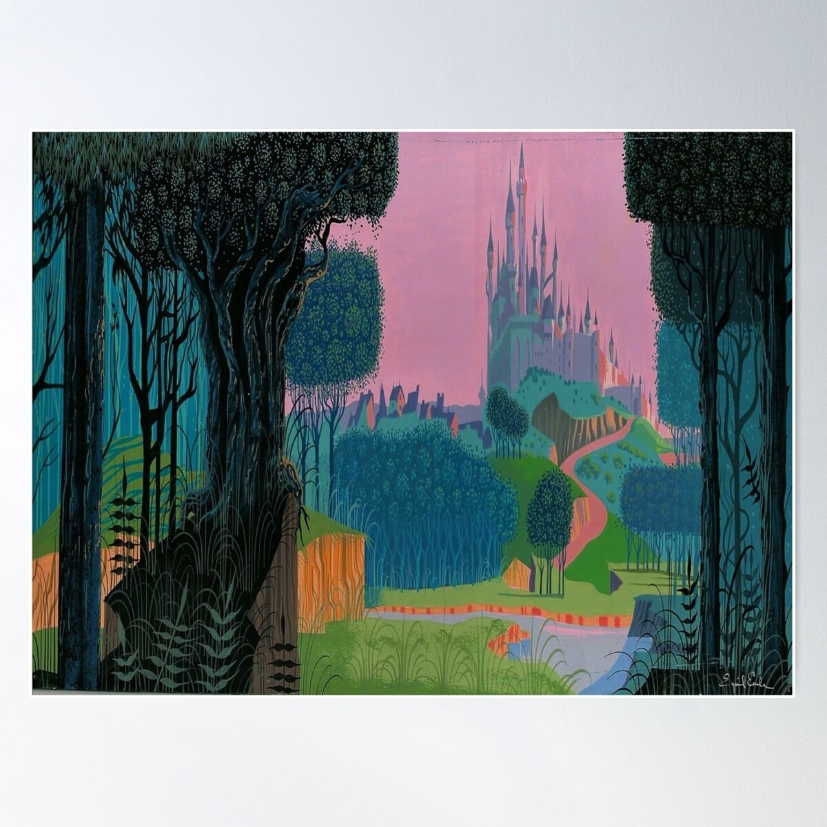 Eyvind Earle Poster, 8x12 UNFRAMED - Walmart.com