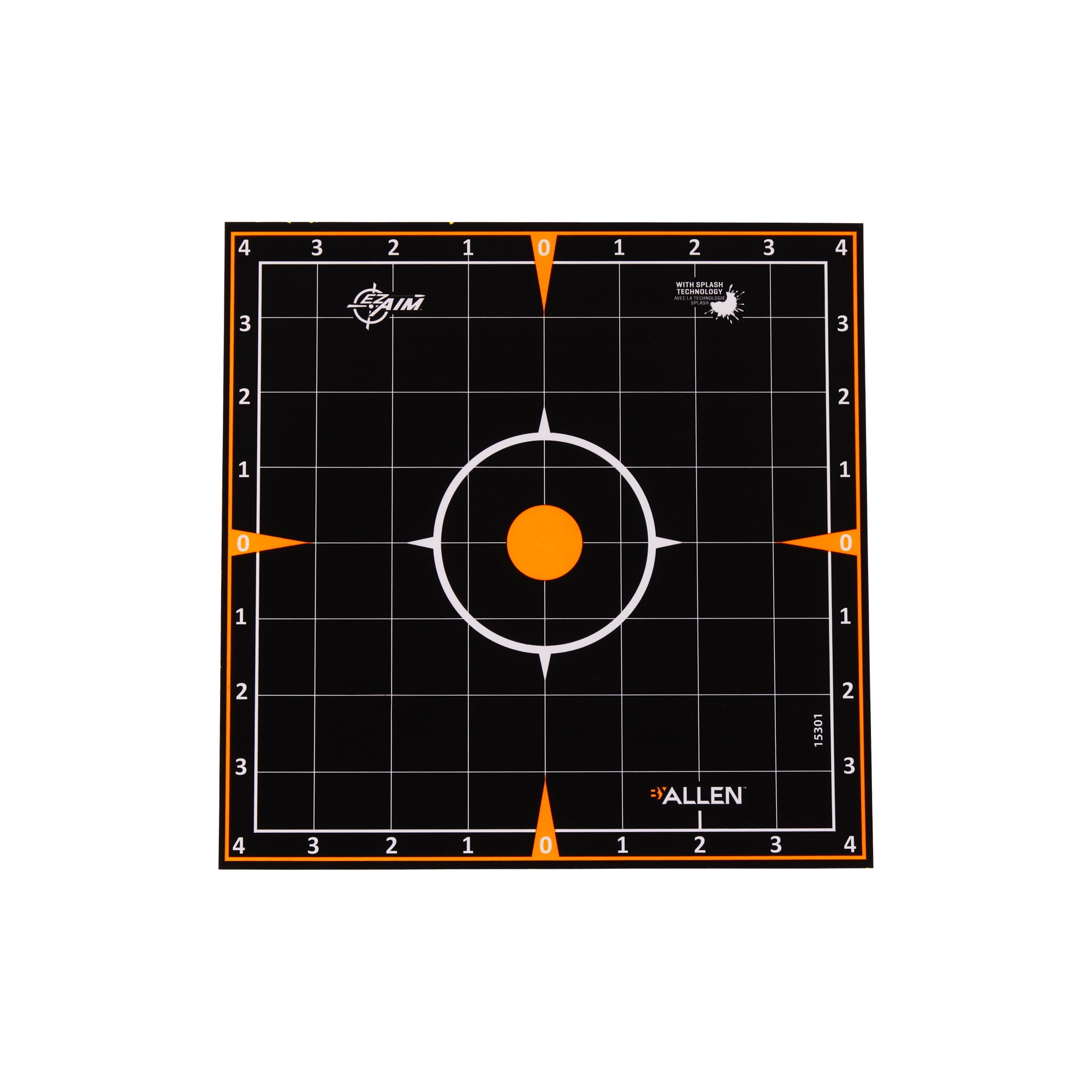 Ez Aim Adhesive Splash Reactive Paper Shooting Targets, 8 In Sight-In ...