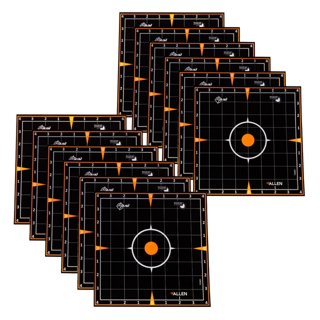 Ez Aim Adhesive Splash Reactive Paper Shooting Targets, 8" Sight-In ...