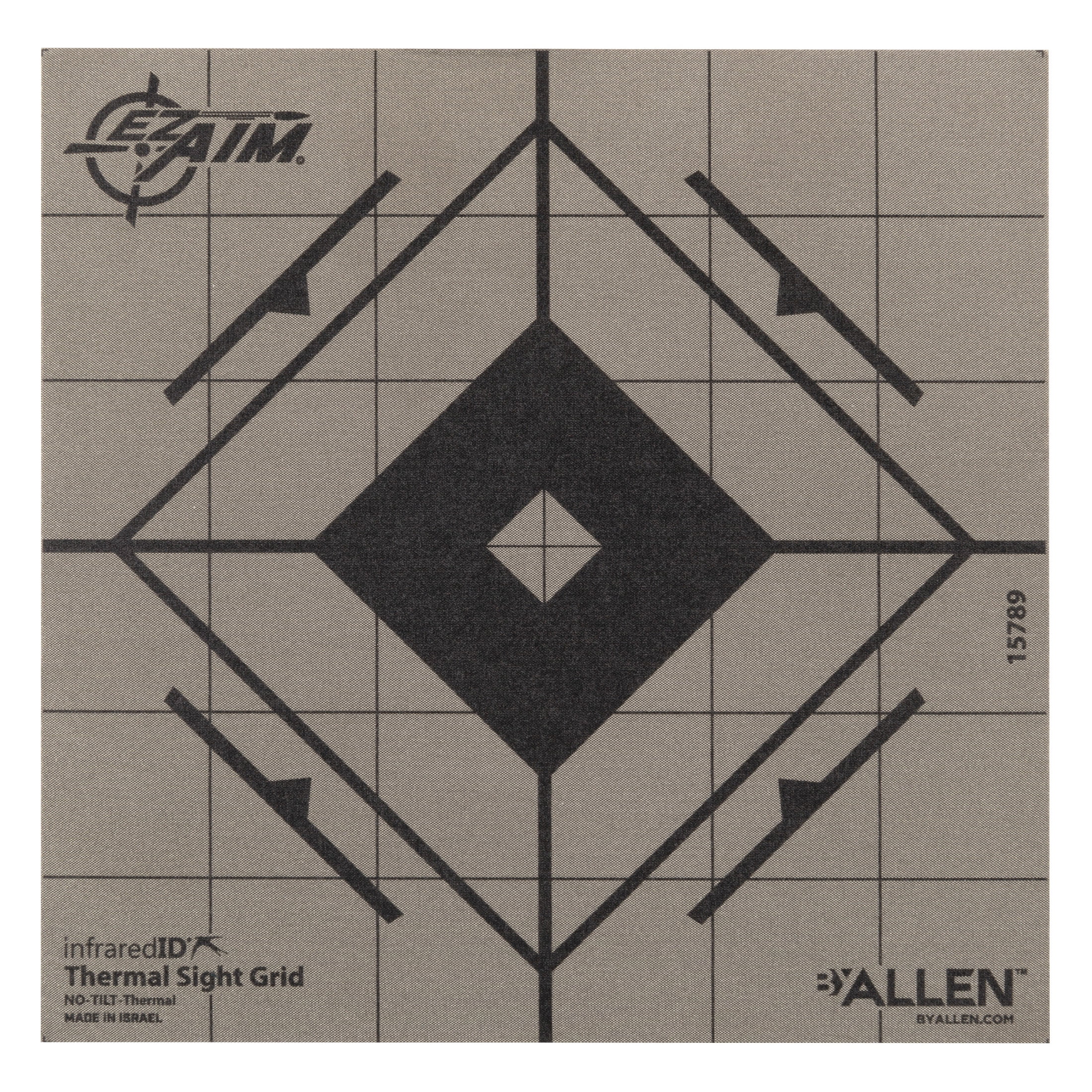 Ez Aim Adhesive Thermal 6" Sight Grid Target, Multi - Walmart.com