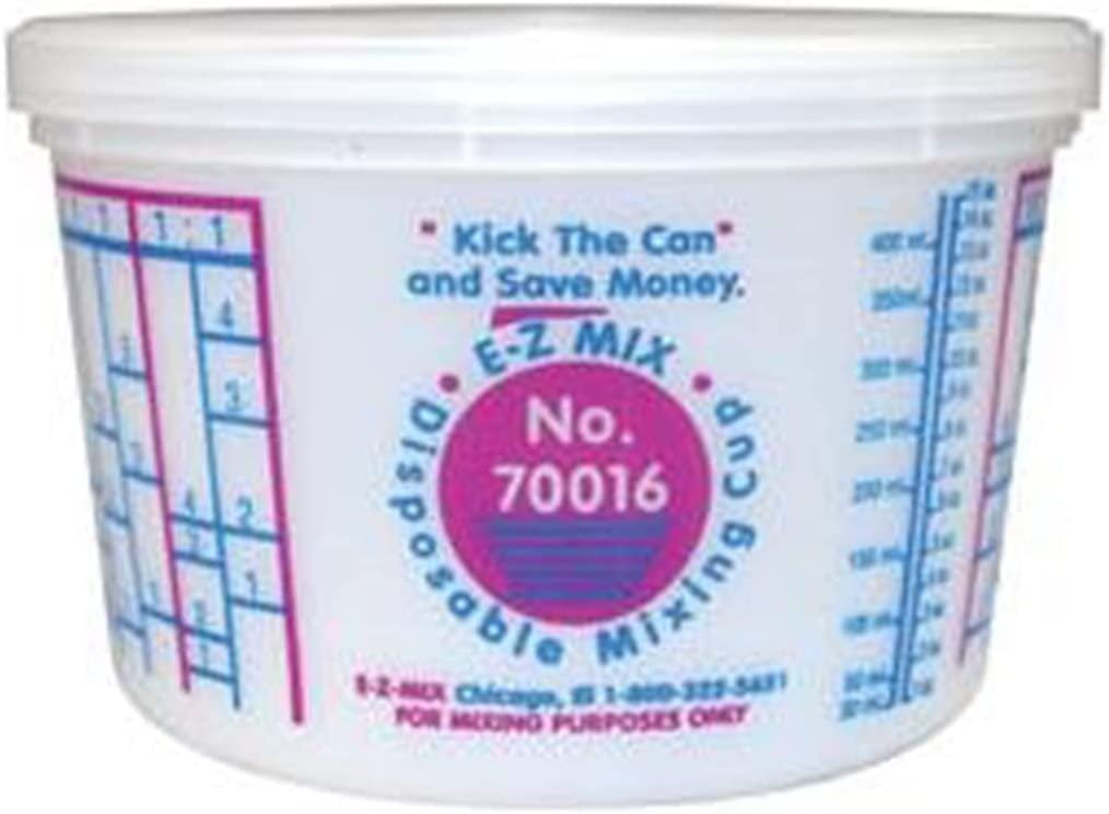 Ez Mix 70016 1 Pint Disposable Mixing Cups 100/box - Walmart.com