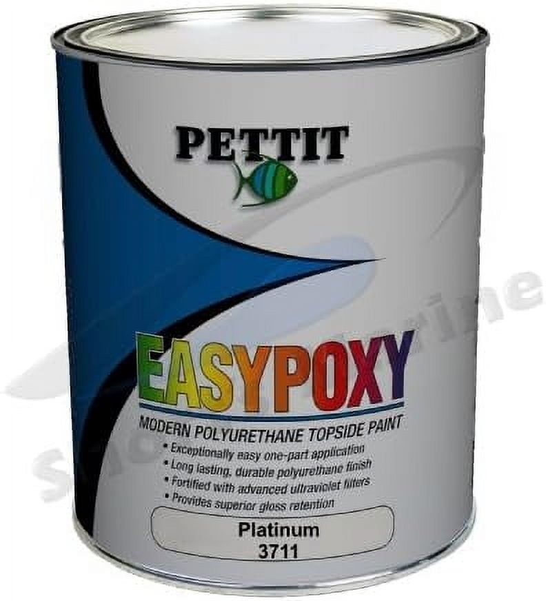 Ez-Poxy Topside Polyurethane Paint, Quart Platinum - Walmart.com