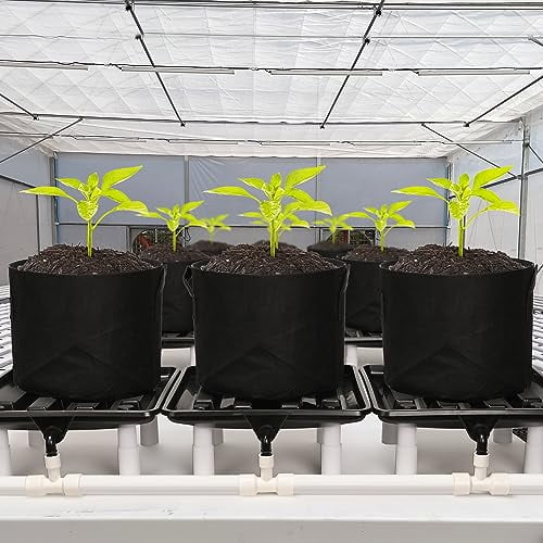 Ez-Pz Runoff Trays 15.5in Garden Flood and Drain Plant Base with PVC ...