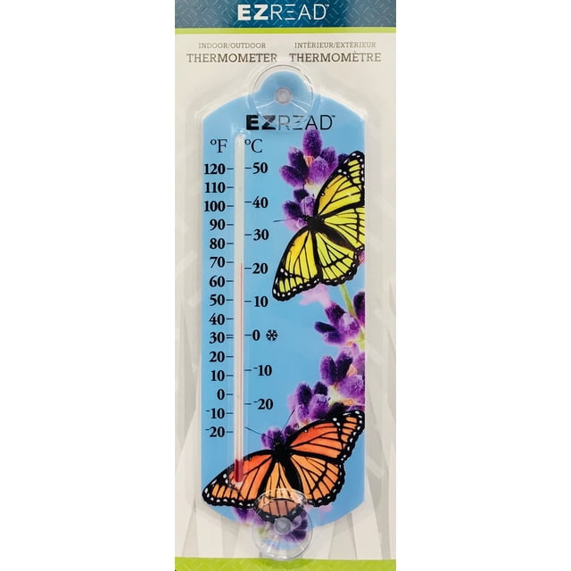 Ez Read 10in Thermometer With Butterfly - Walmart Business Supplies