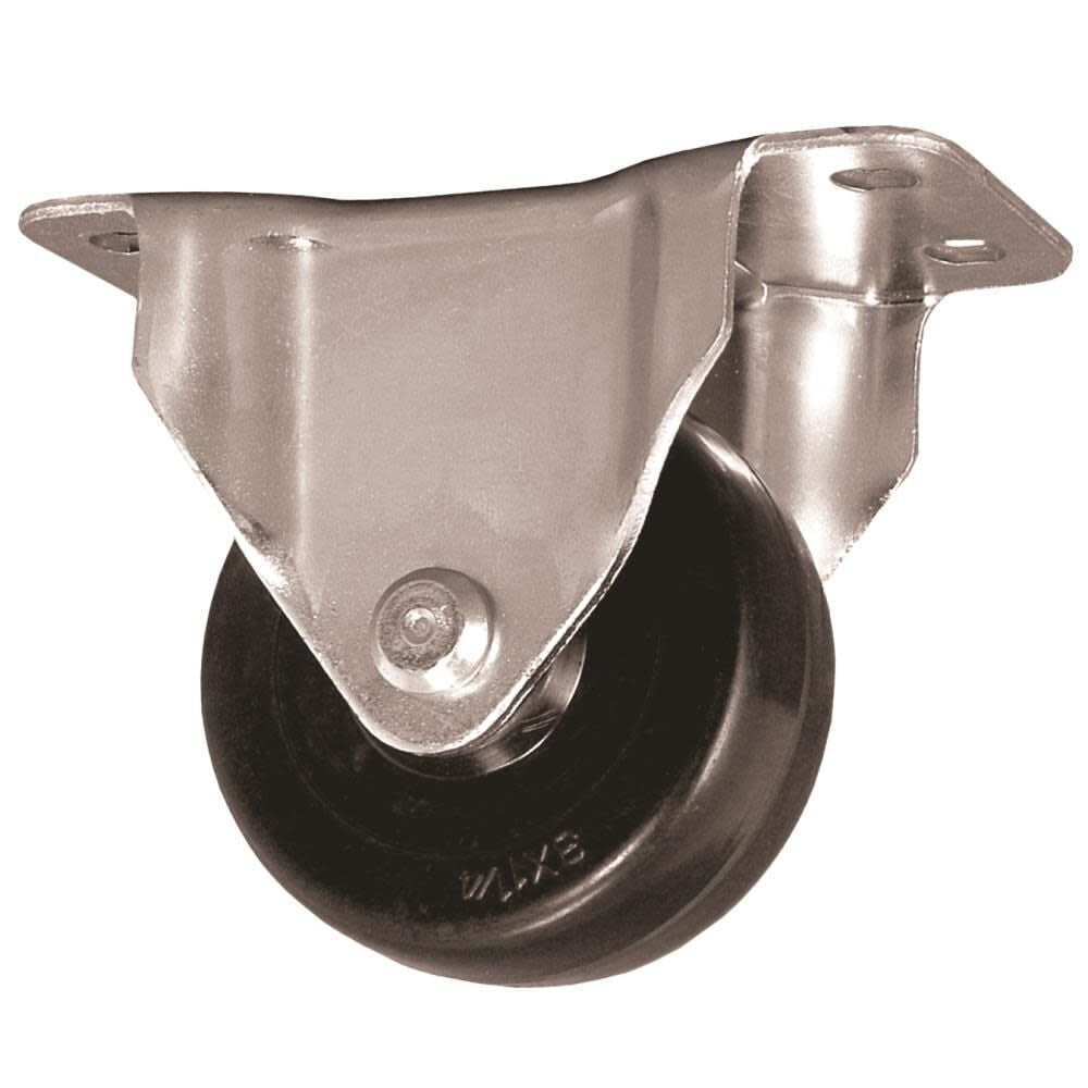 Ez Roll Casters 3 In. Hard Rubber Rigid Caster - Walmart.com