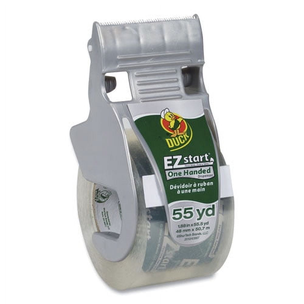 Ez Start Premium Packaging Tape With Dispenser, 1.5" Core, 1.88" X 55.5 ...