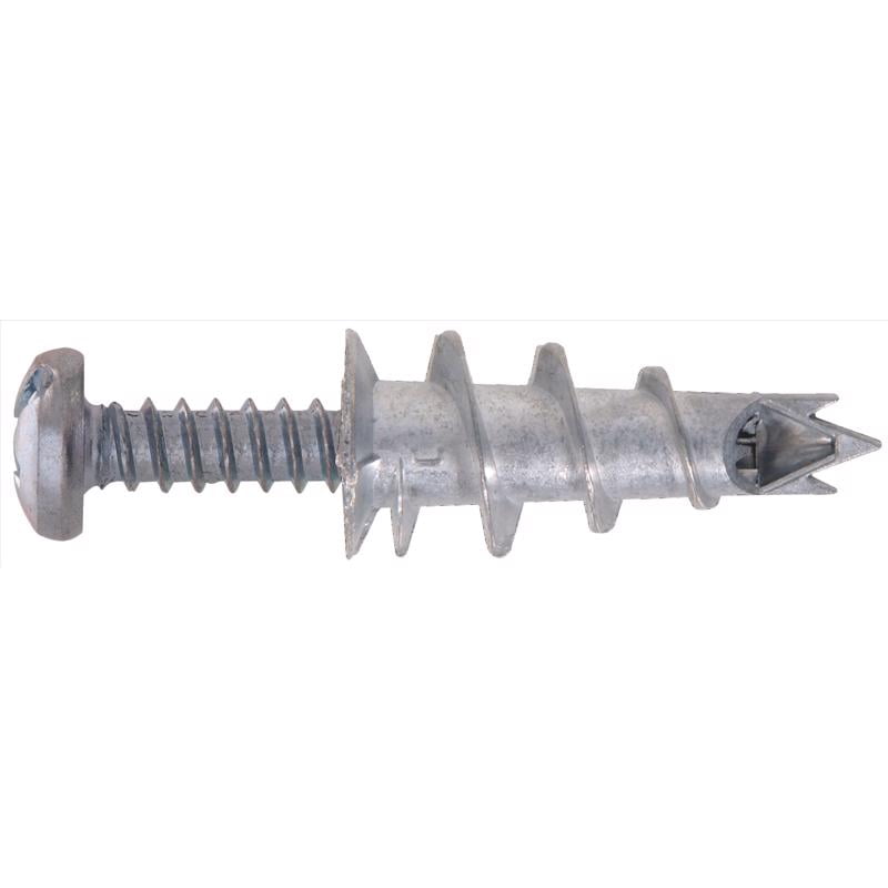 Ez Wall Anchor, Zinc, #8 X 1-1/4", 10 PK., Hillman, 41408 - Walmart.com