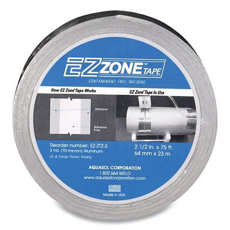 Ez Zone Tapes, Silver, 2.5 in x 75 ft x 3 mil - Walmart.com
