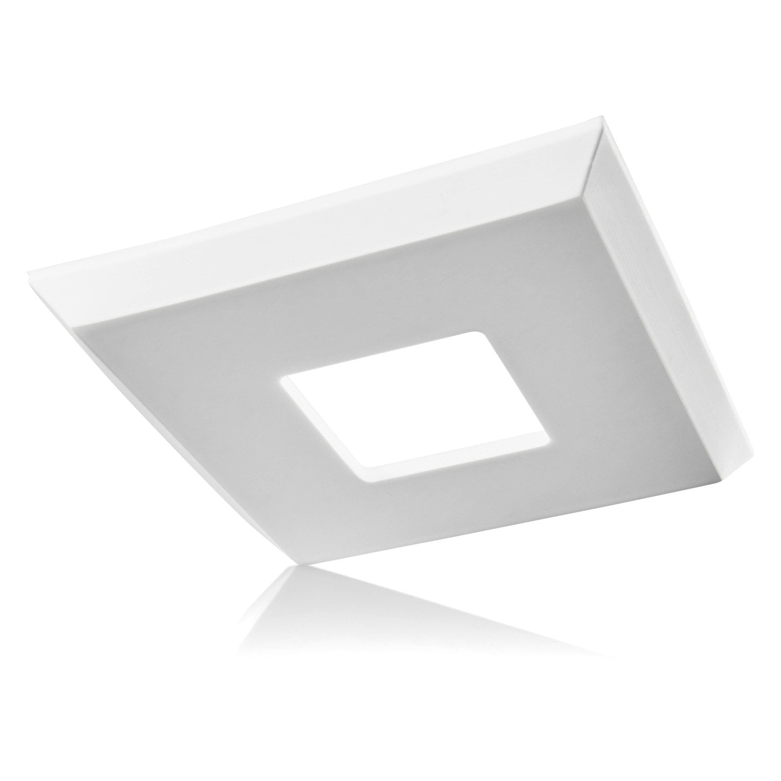 EzClipse 5 in. Square Low Profile Magnetic Recessed Light Shade ...