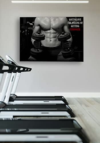 EzPosterPrints - Bodybuilding Men Girl Fitness Workout Quotes ...