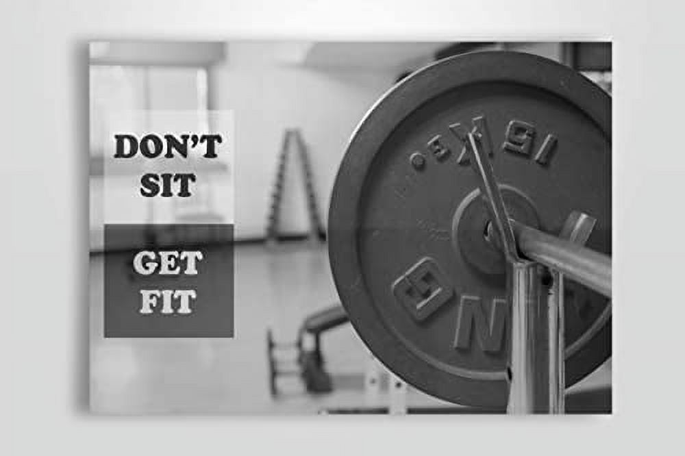 EzPosterPrints - Bodybuilding Men Girl Fitness Workout Quotes ...