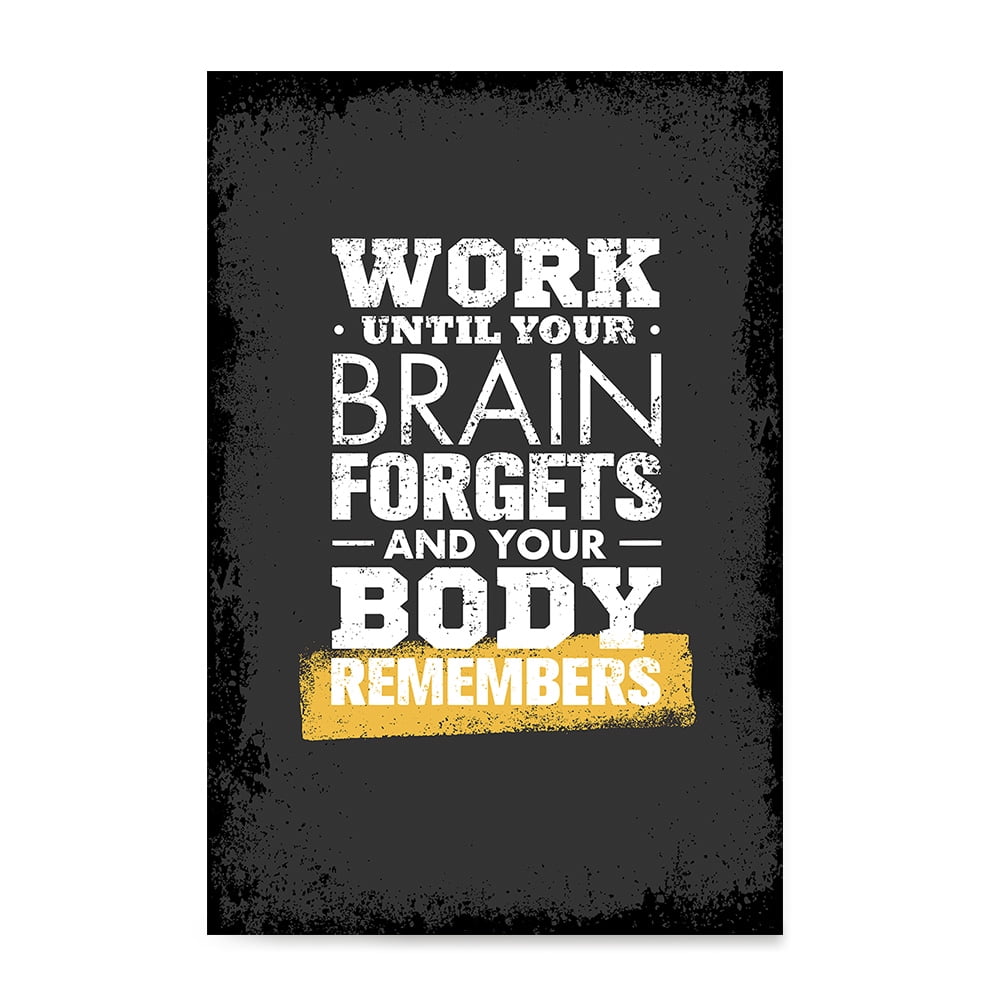 EzPosterPrints - Gym Inspiration Motivation Quotes - Poster Printing ...