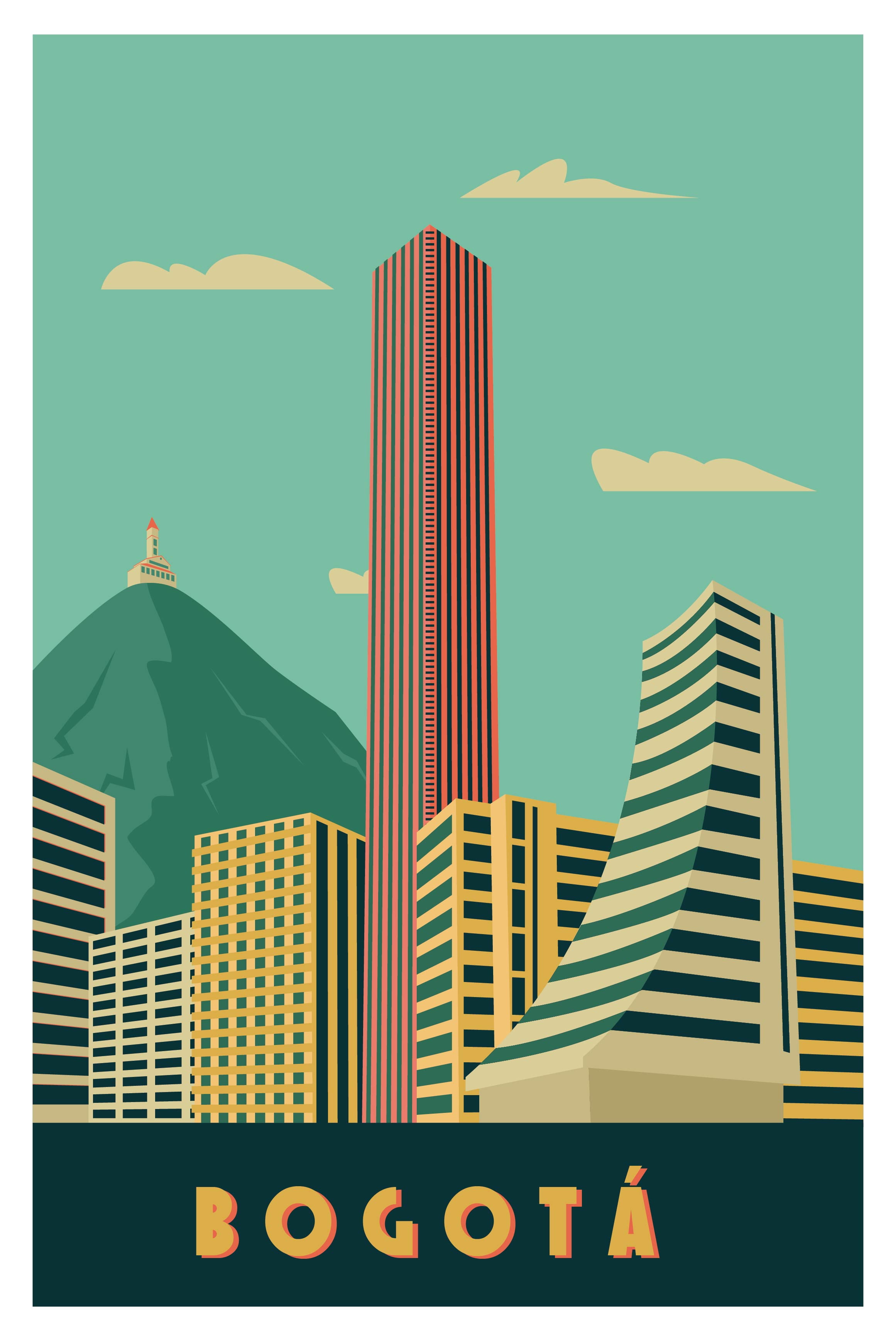 EzPosterPrints - Retro World Famous City Posters - Decorative, Vintage ...